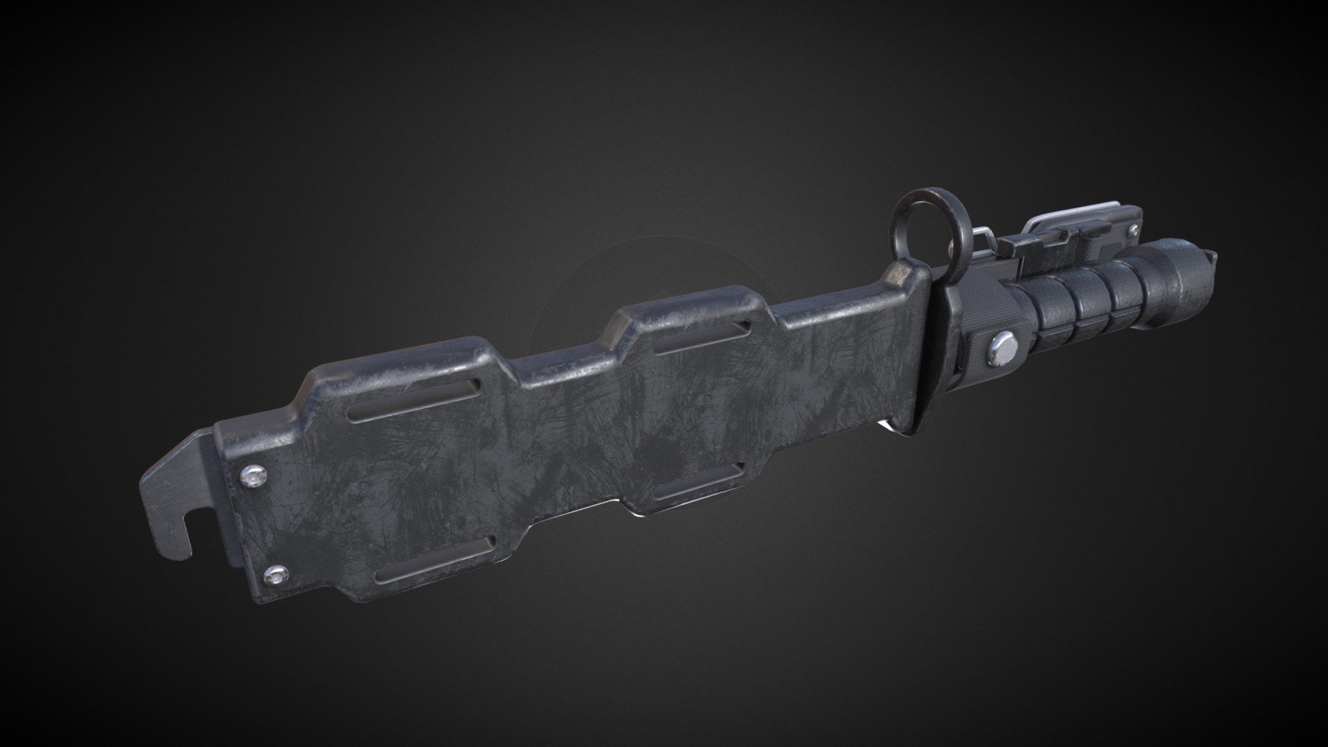M9 BAYONET + Sheath - 3D model by Totem Studio (@totemstudio3dcreation ...