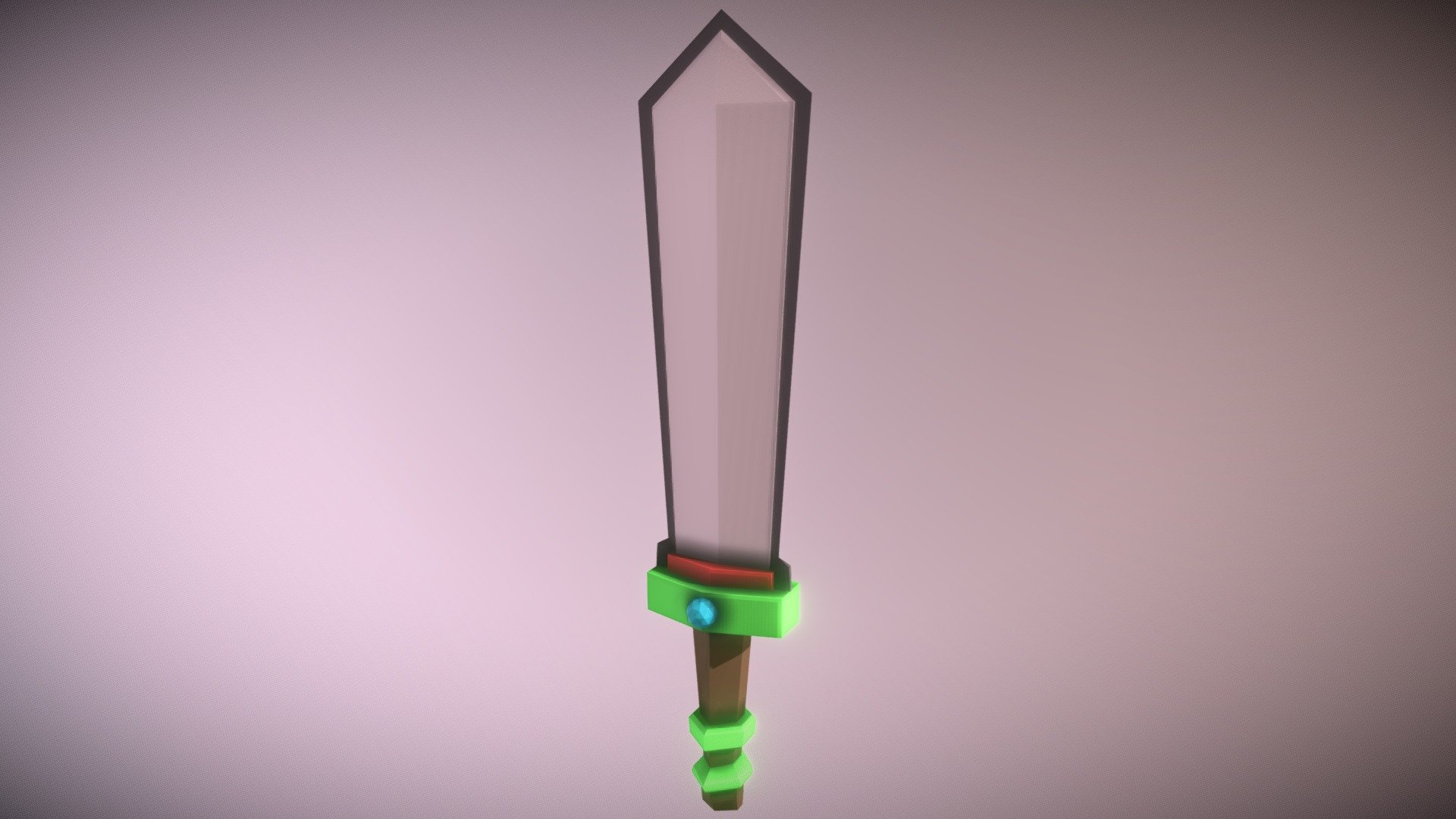 Simple Sword - 3D model by Osama Yousuf (@osamausf) [0cacdb9] - Sketchfab