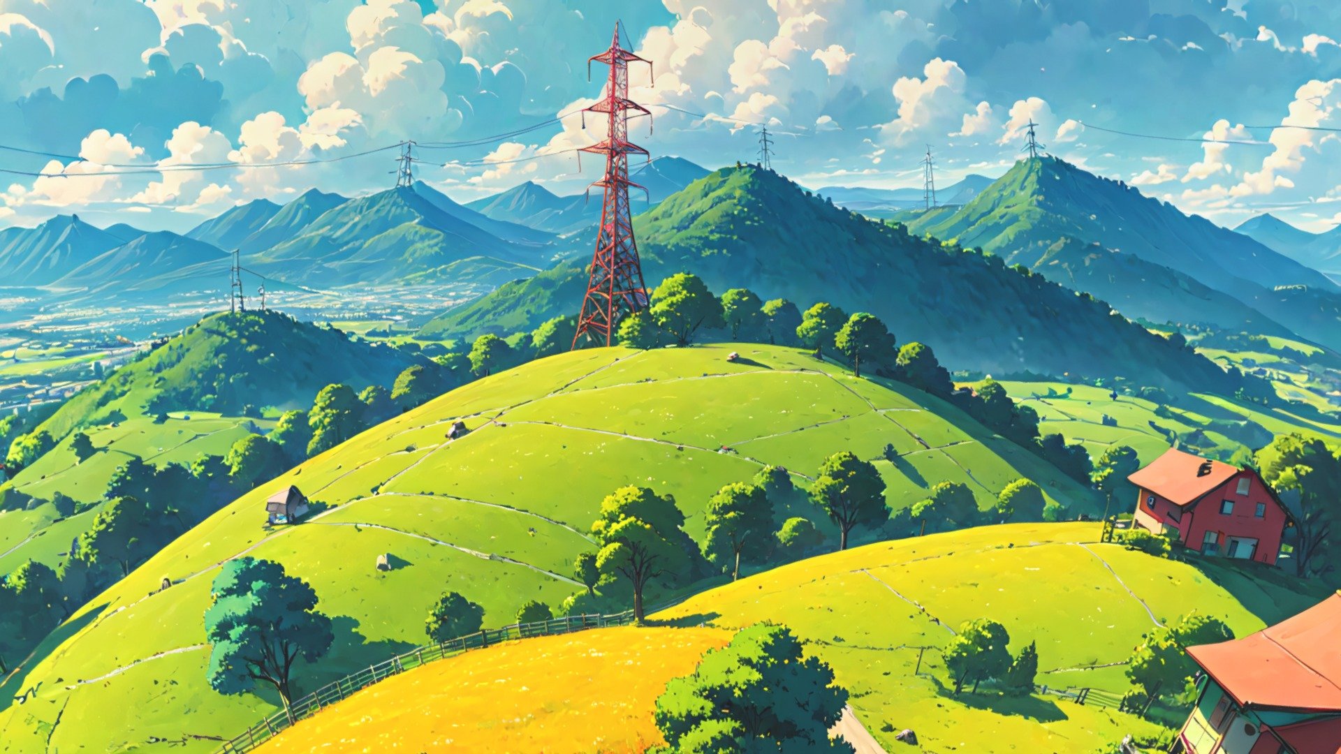 HDRI Vibrant Anime Skybox Panorama O - Buy Royalty Free 3D model by ...
