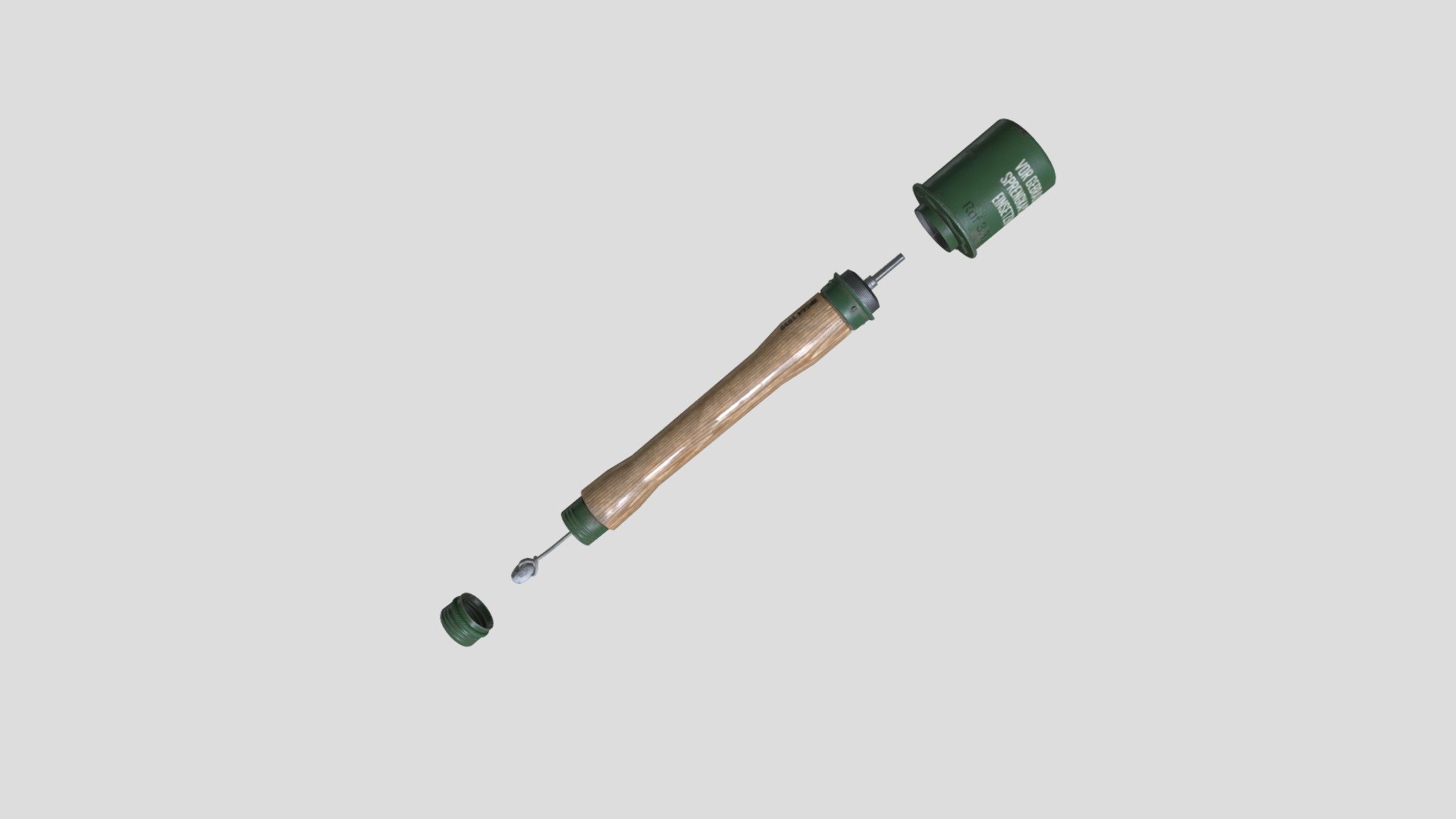Stielhandgranate 24 - 3D model by Igor_Baskin [0caf376] - Sketchfab