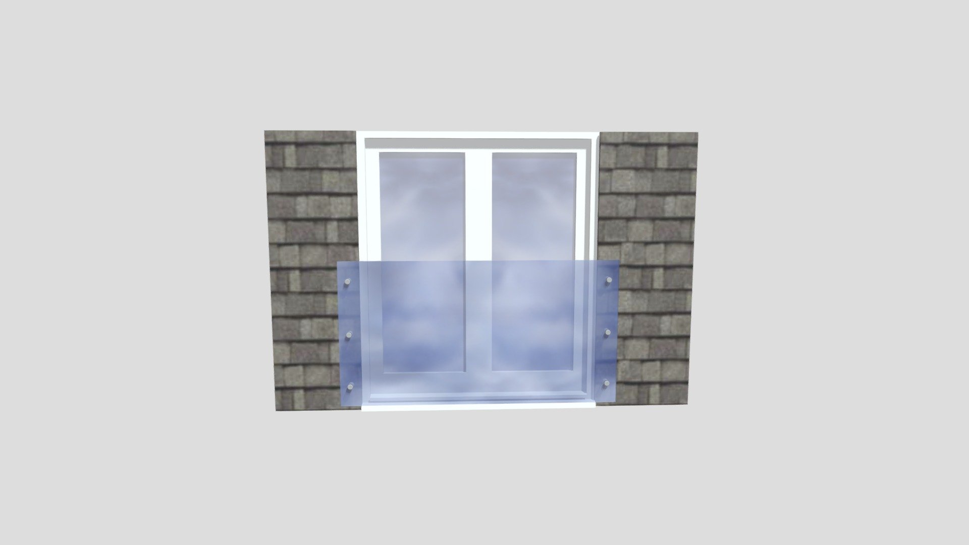 Juliet Balcony glass - 3D model by Jake Kent-Pope (@Jakepope) [0caf83f ...