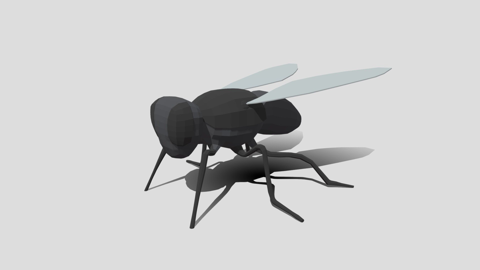 Low Poly Cartoon Fly - Buy Royalty Free 3D model by chroma3d (@vendol21 ...