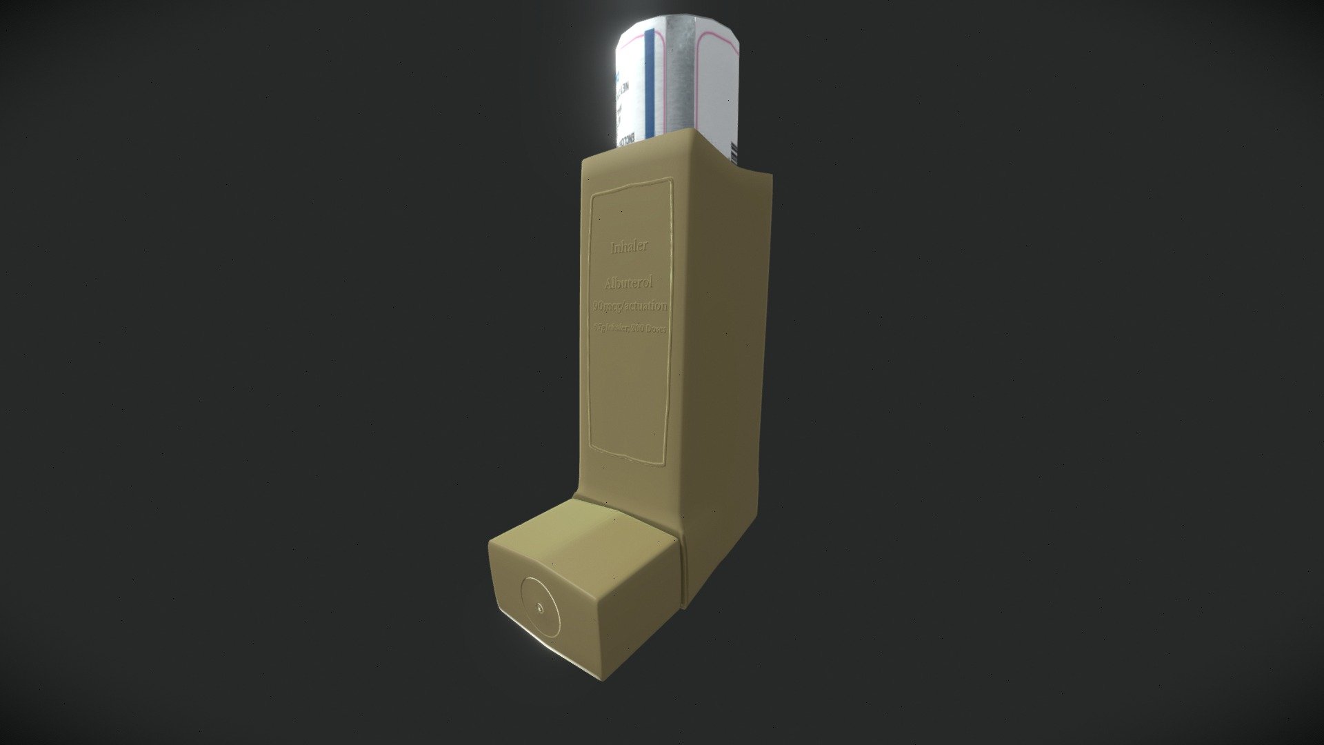 Inhaler - Download Free 3D model by barbodoji [0cafae1] - Sketchfab
