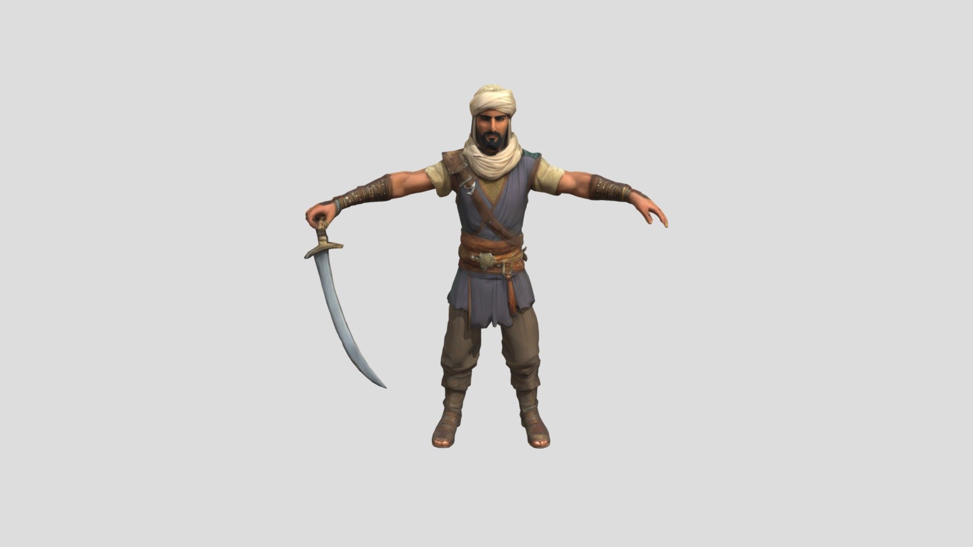 Warrior - Download Free 3D model by MAROUANE (@MAROUANE03) [0cb2aa5 ...