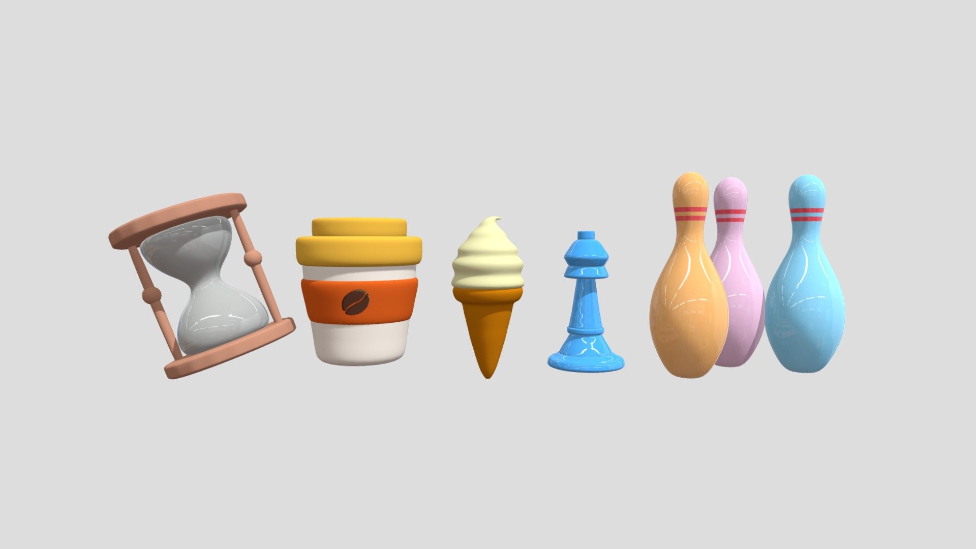 5 objects - 3D model by waqararuba694 [0cb311b] - Sketchfab