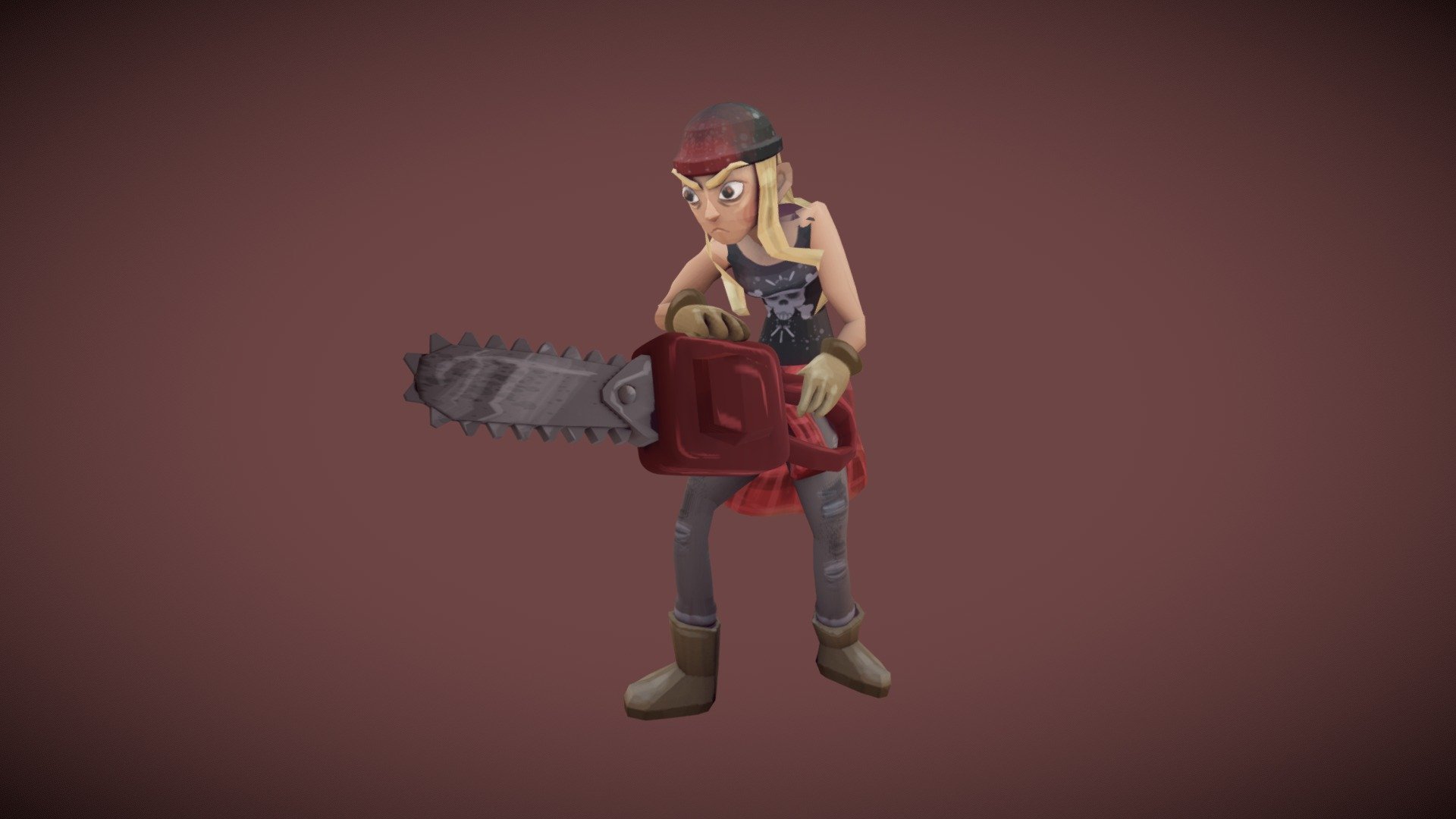Lumberjack girl - 3D model by RozaS (@RozaSkrzypecka) [0cb35af] - Sketchfab