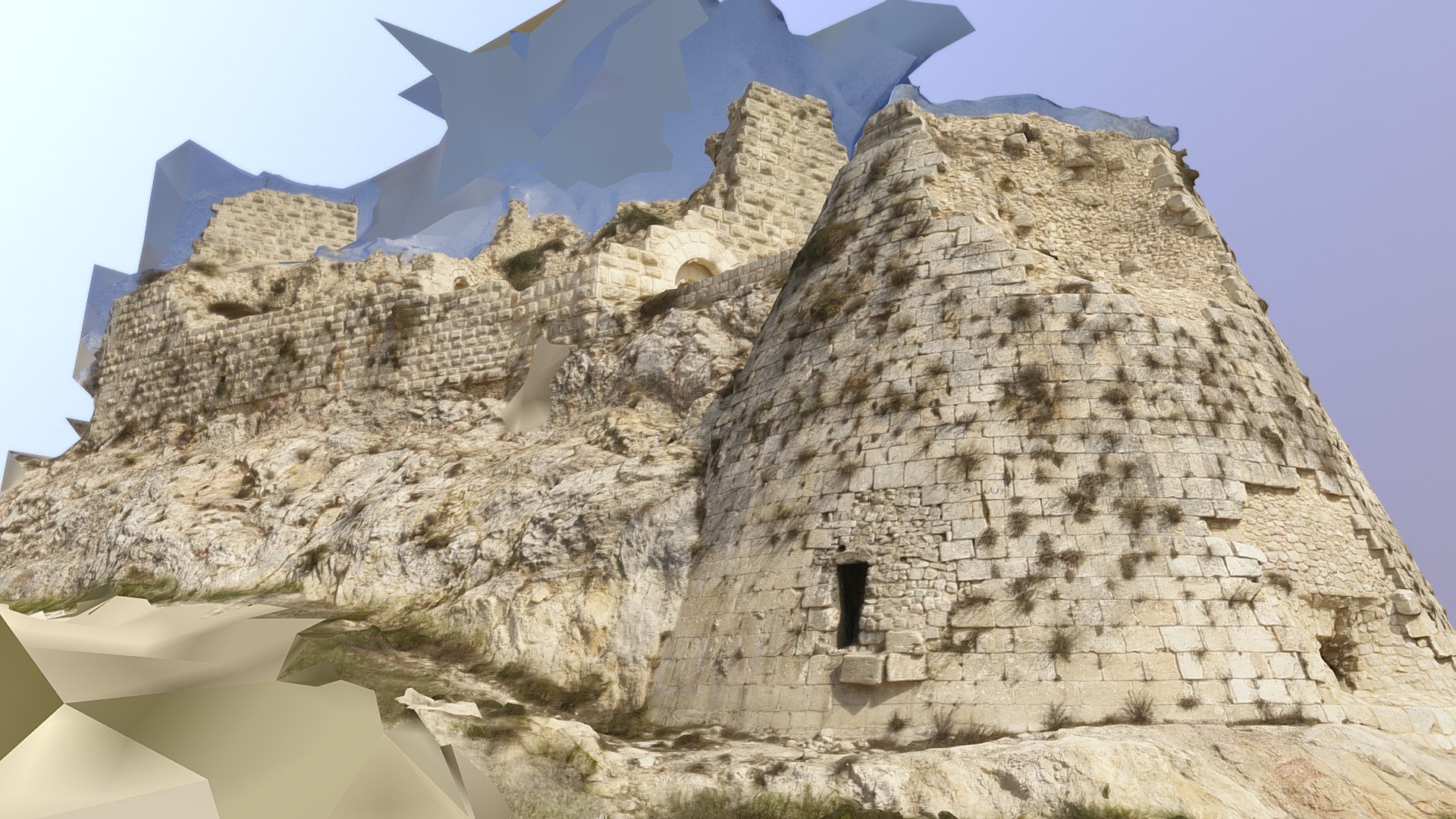 Beaufort Castle, Lebanon - 3D model by Carlo Baione (@charles1786 ...