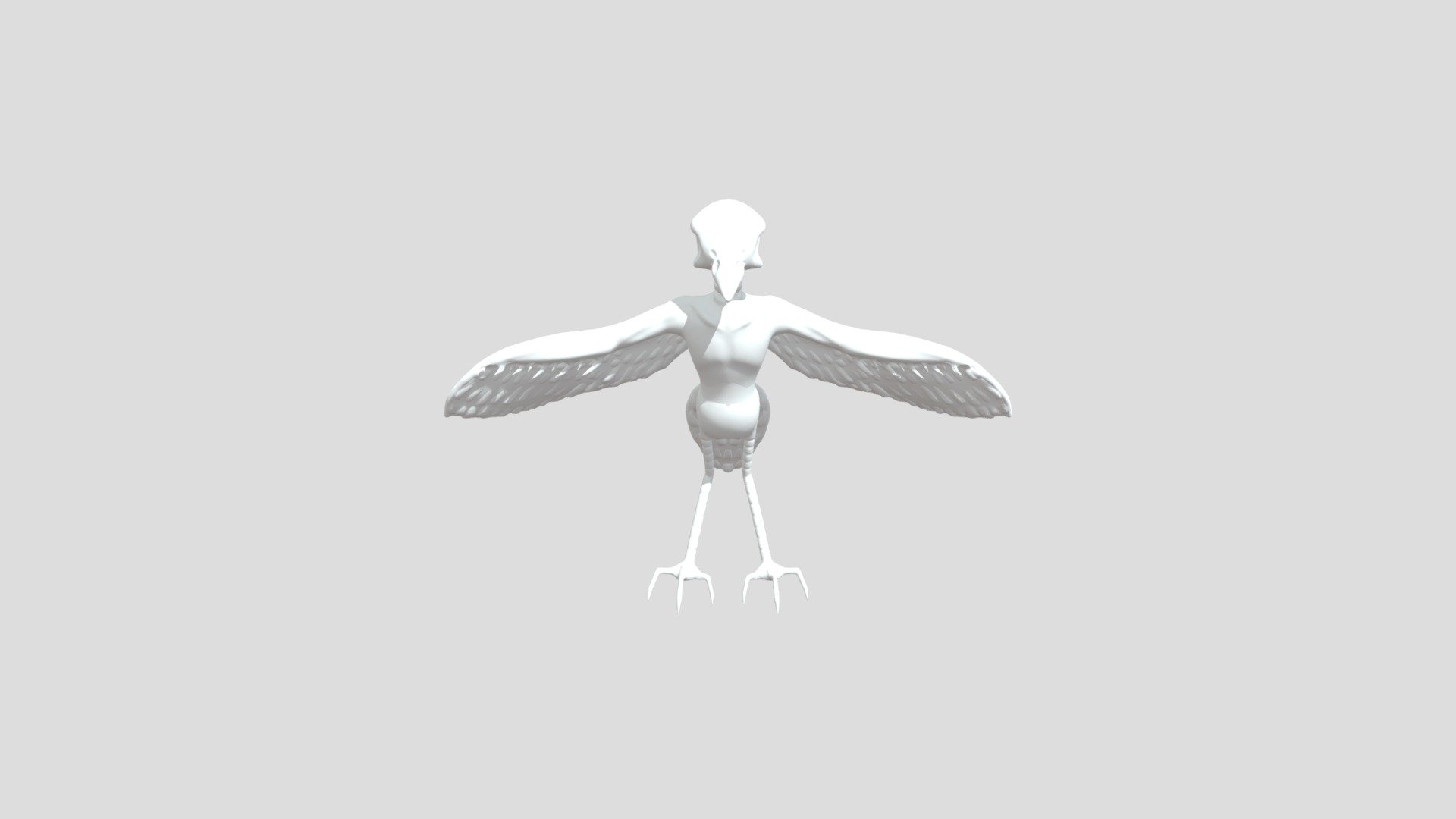 Personaje_cuervo - 3D model by CamStrokes [0cb4804] - Sketchfab