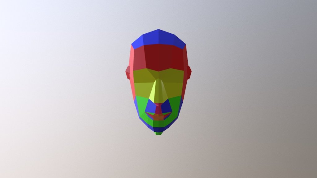 Face Colorida - 3D model by alana ramos kist (@alanaramoskist) [0cb5755 ...