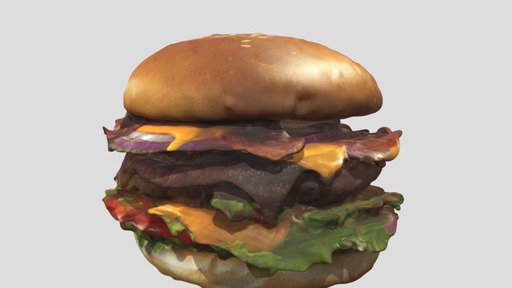 Burger 3D models - Sketchfab