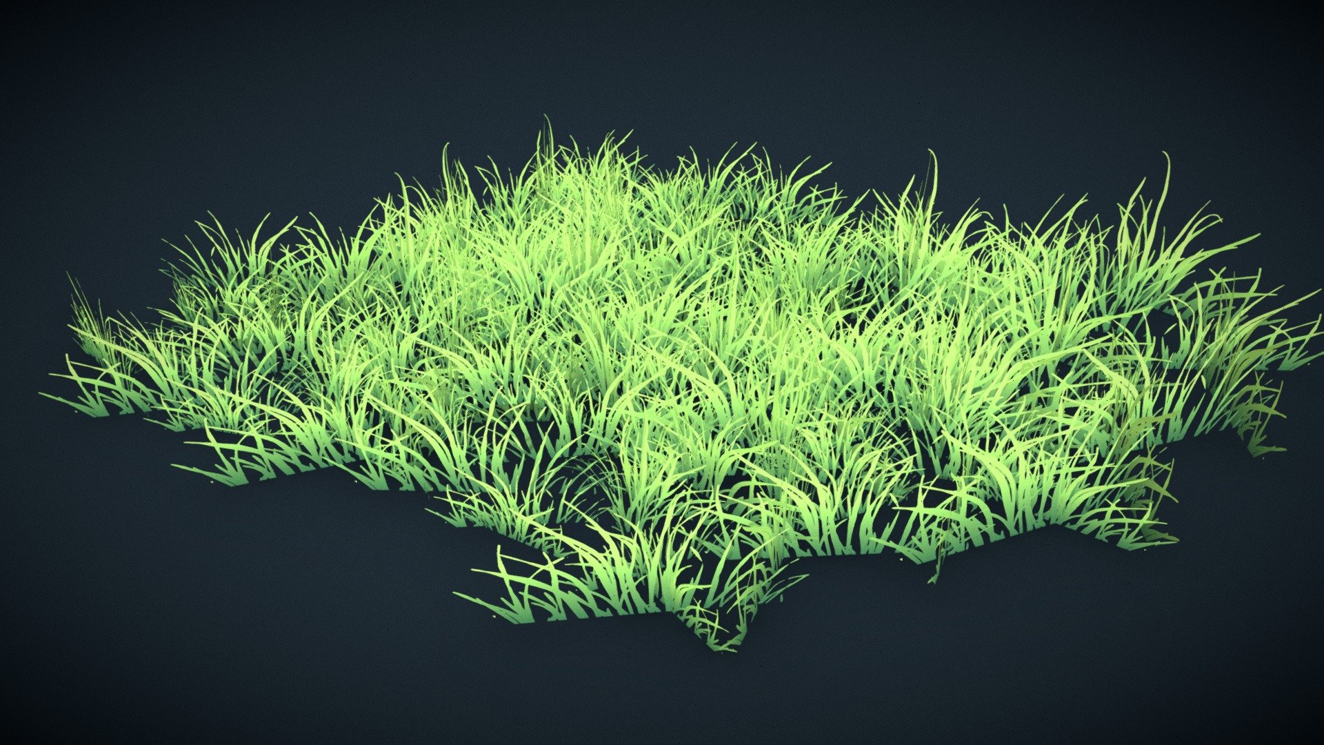 Grass 3d modal for game environment - Buy Royalty Free 3D model by ...