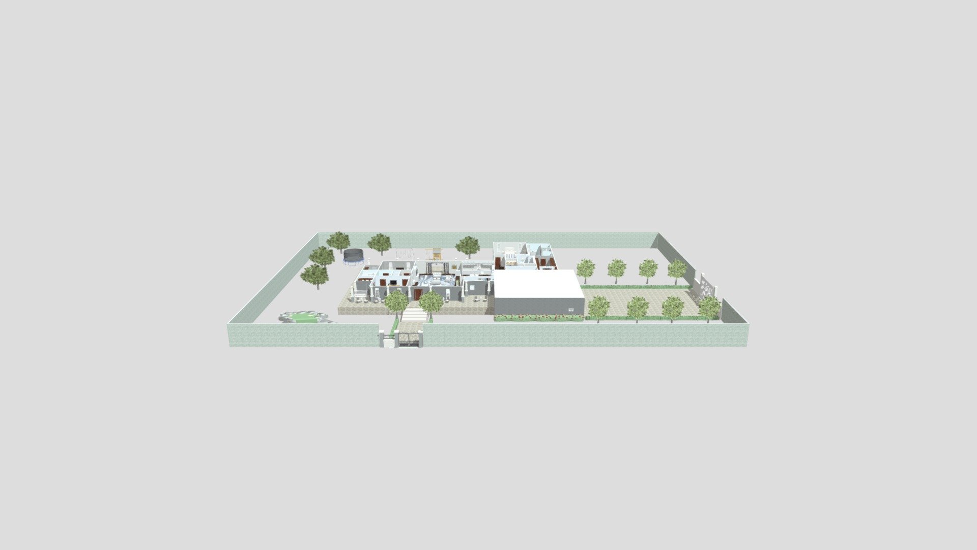 Family Ranch - Download Free 3D model by Home Design 3D (@homedesign3d ...
