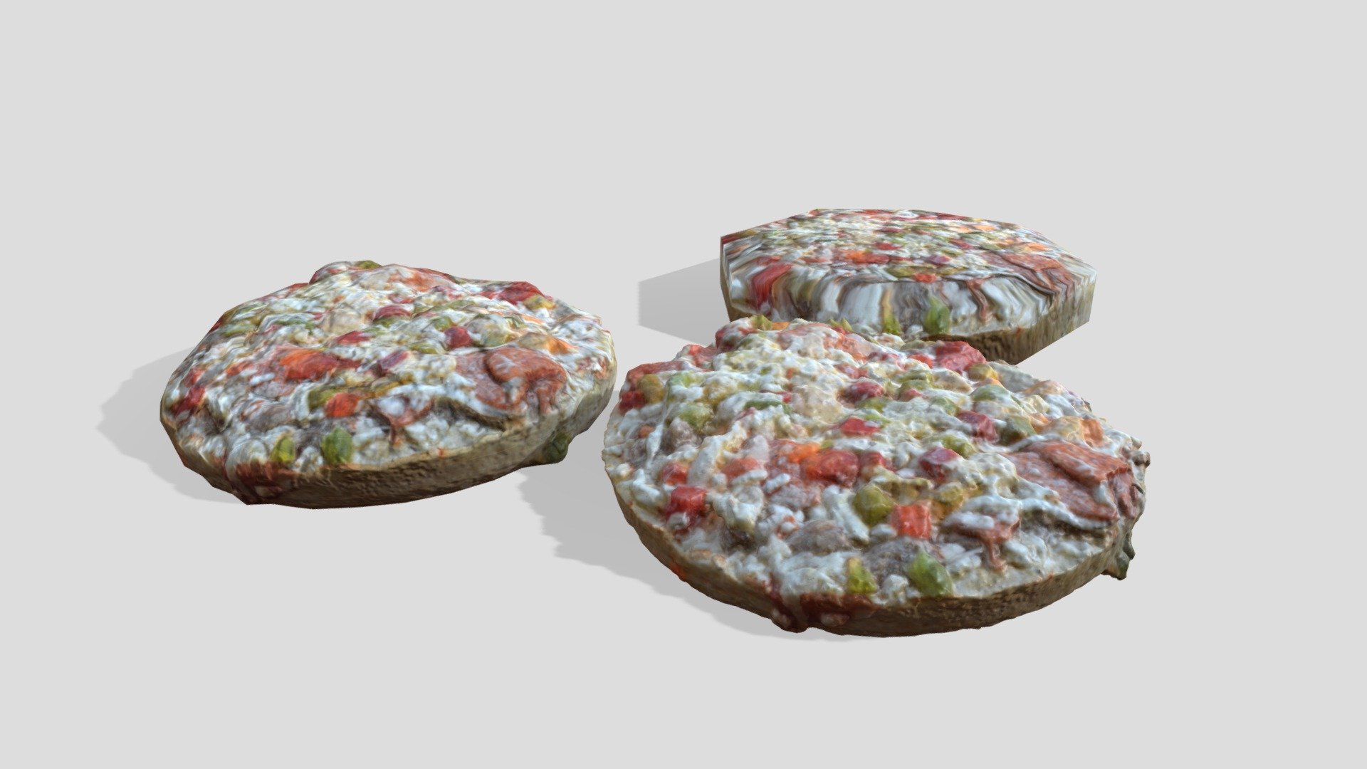 Photogrammetry Frozen Pizza LOD set - 3D model by Saripsis [0cb98fc ...