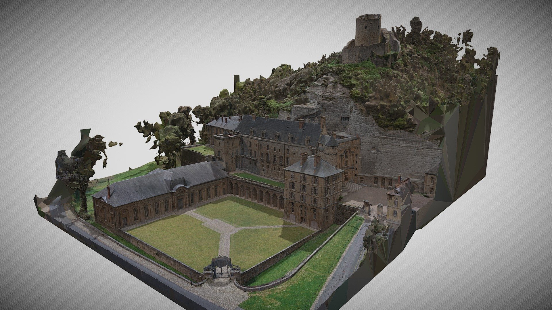 Chateau de La Roche-Guyon - 3D model by Celian de La Rochefoucauld ...