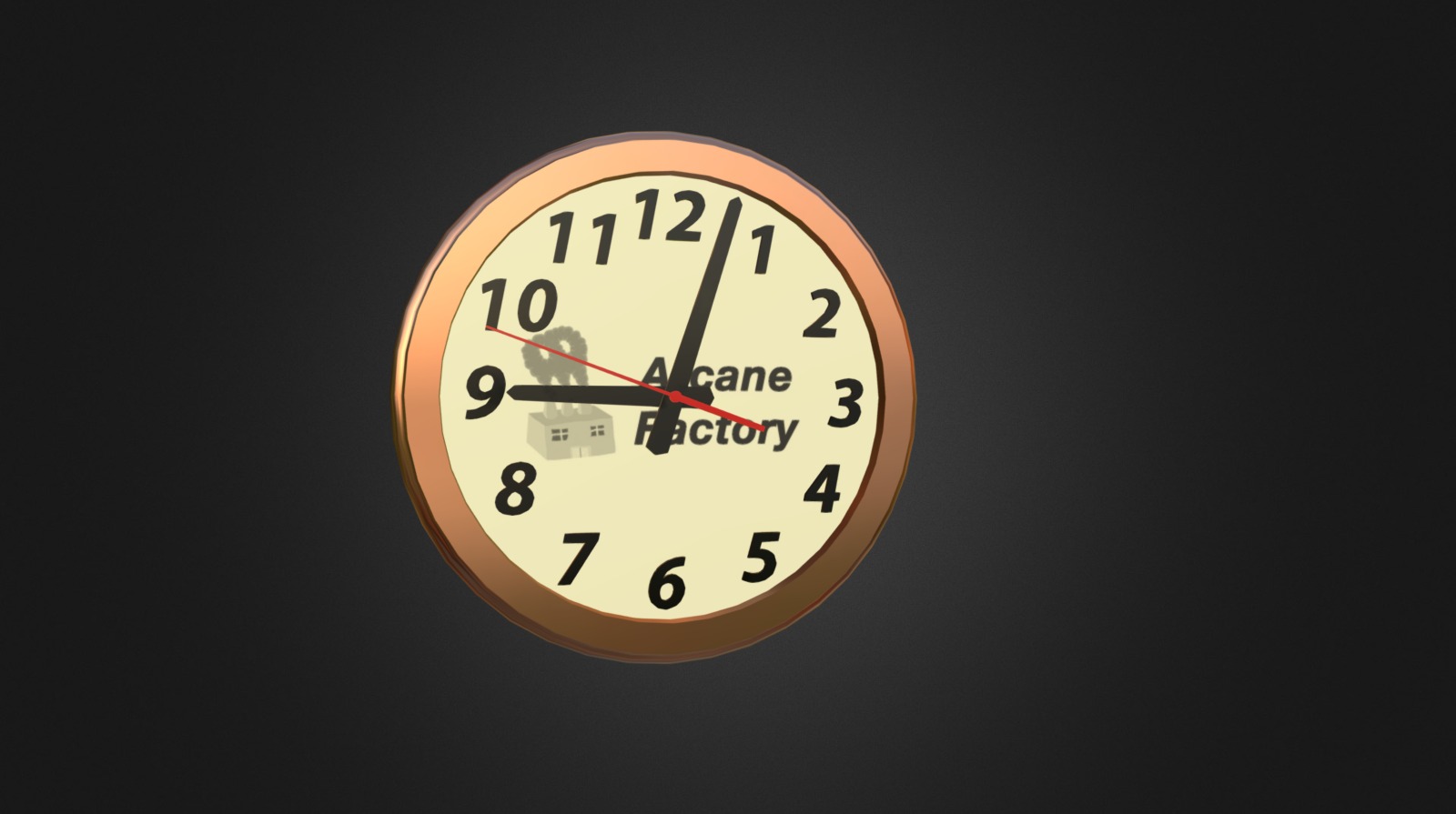 Arcane Factory Office Clock - 3D model by Chase D (@robotzomby ...