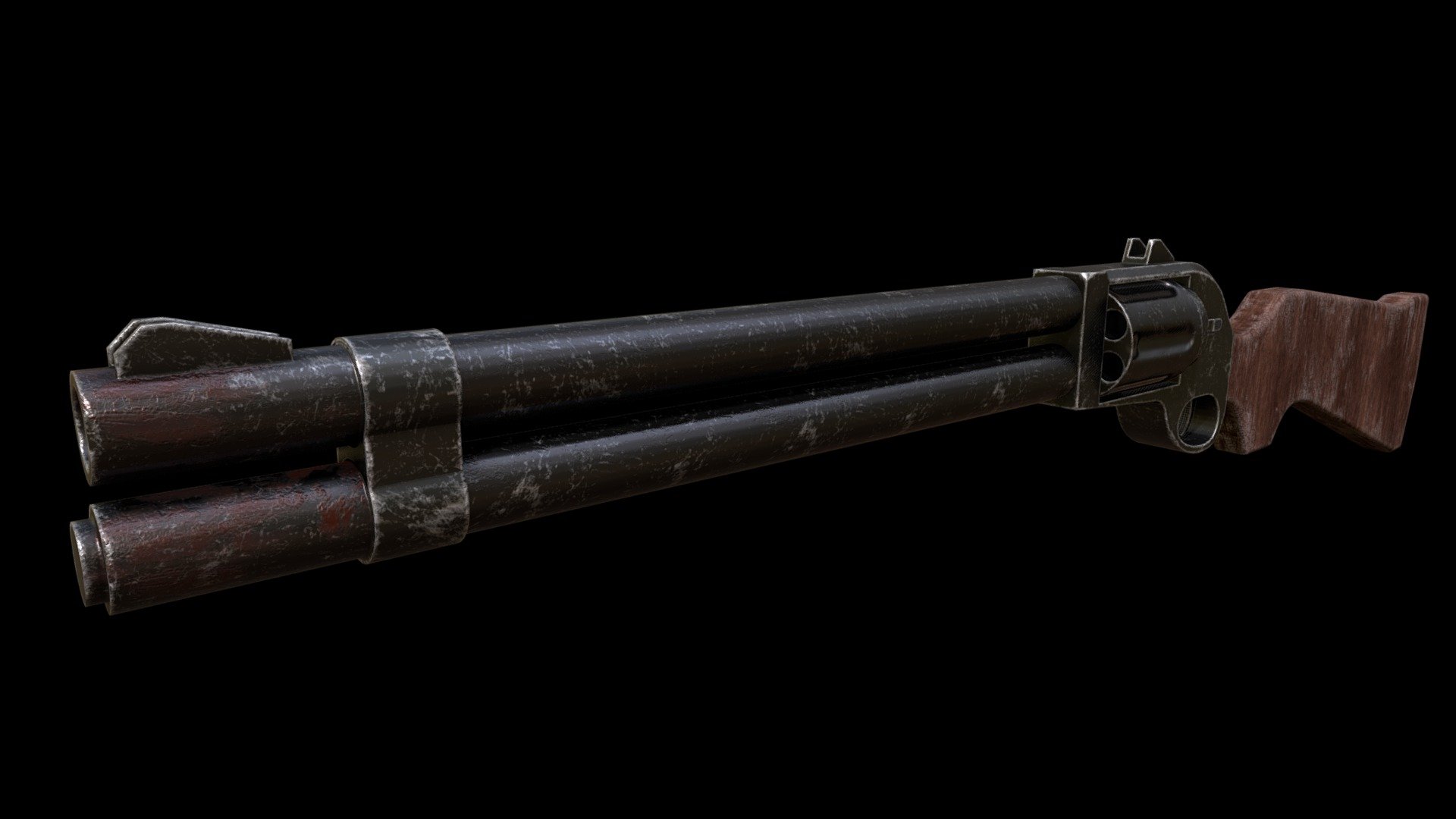 Revolving Shotgun (Battle version) - Download Free 3D model by ...