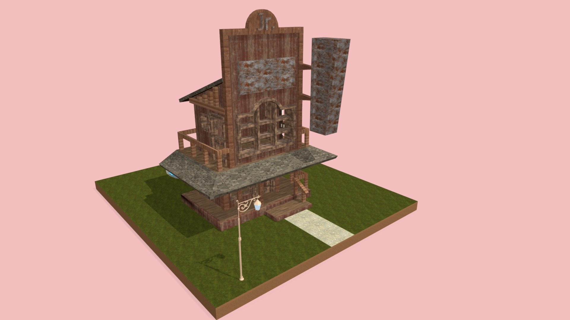 Countryside style House - Download Free 3D model by Arts and Materials ...