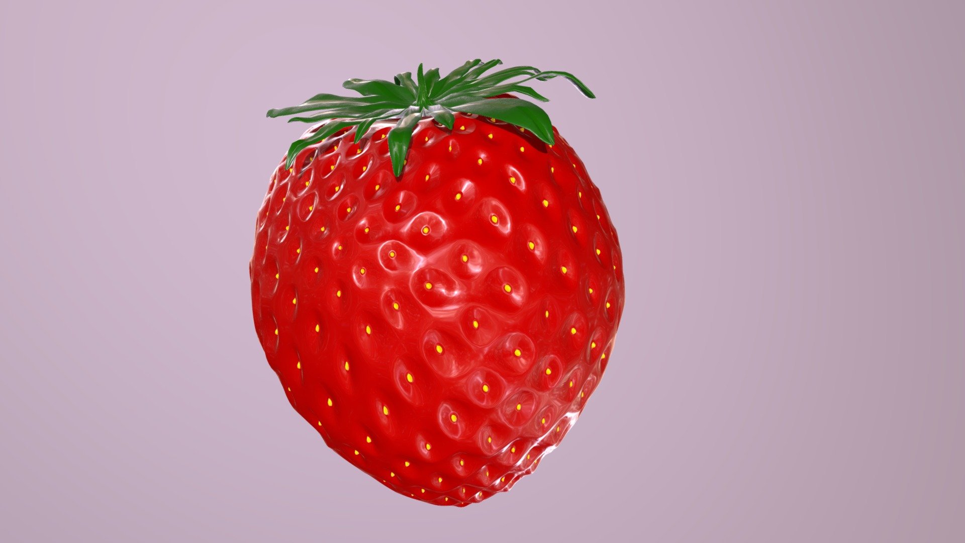 Strawberry - Download Free 3D model by Julia Lemke (@julialemke ...