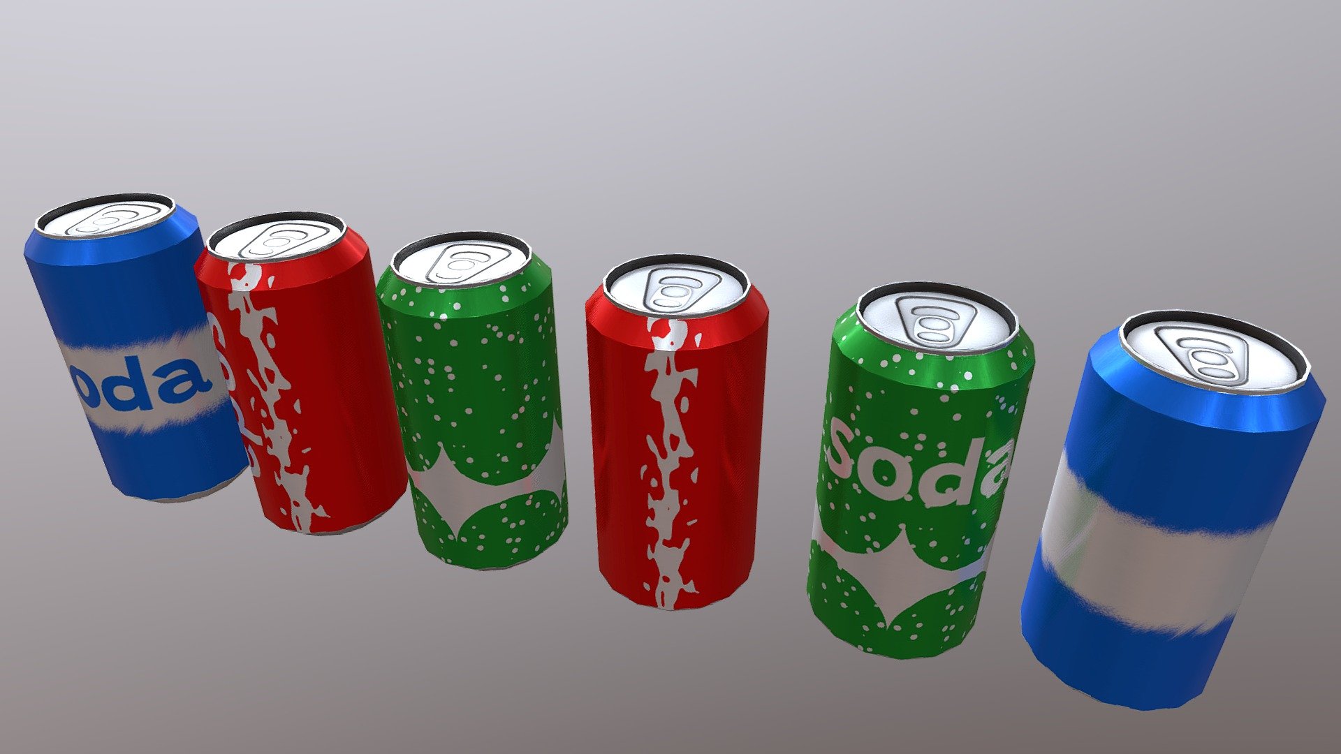 sodas - 3D model by stylo0 [0cbbbdb] - Sketchfab