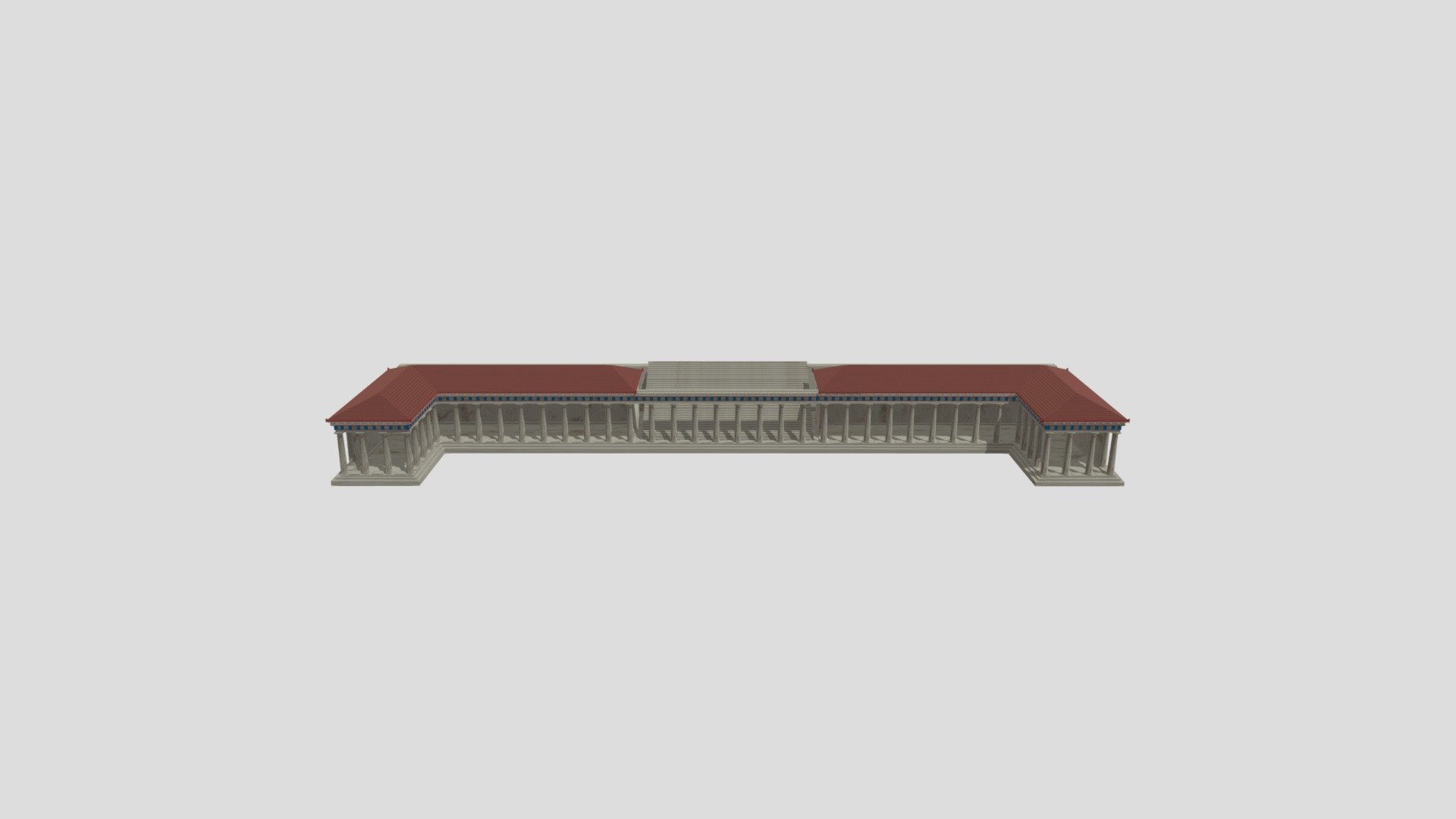 Ellinistiki Stoa - Download Free 3D model by giorgos.nikopoulos ...