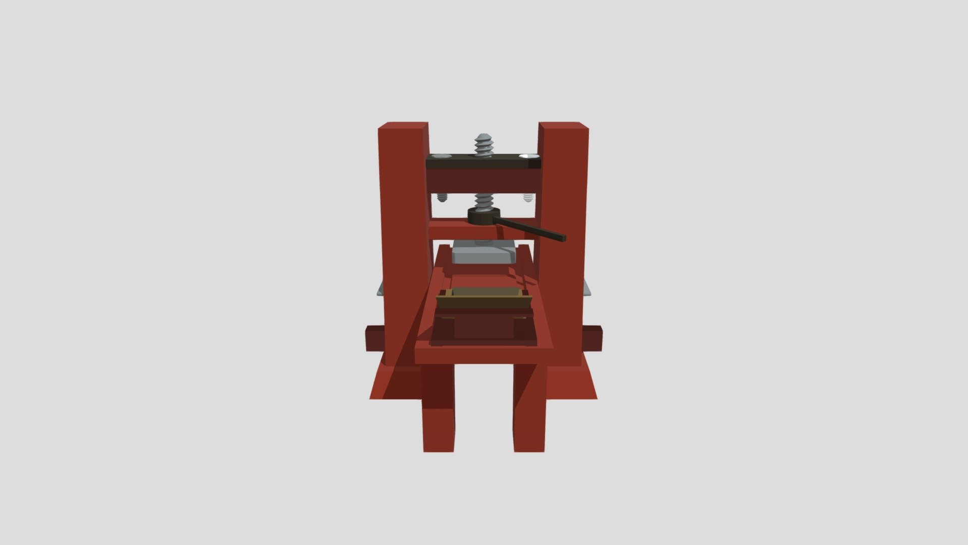 Printing_press - 3D model by viciestudio [0cbe252] - Sketchfab