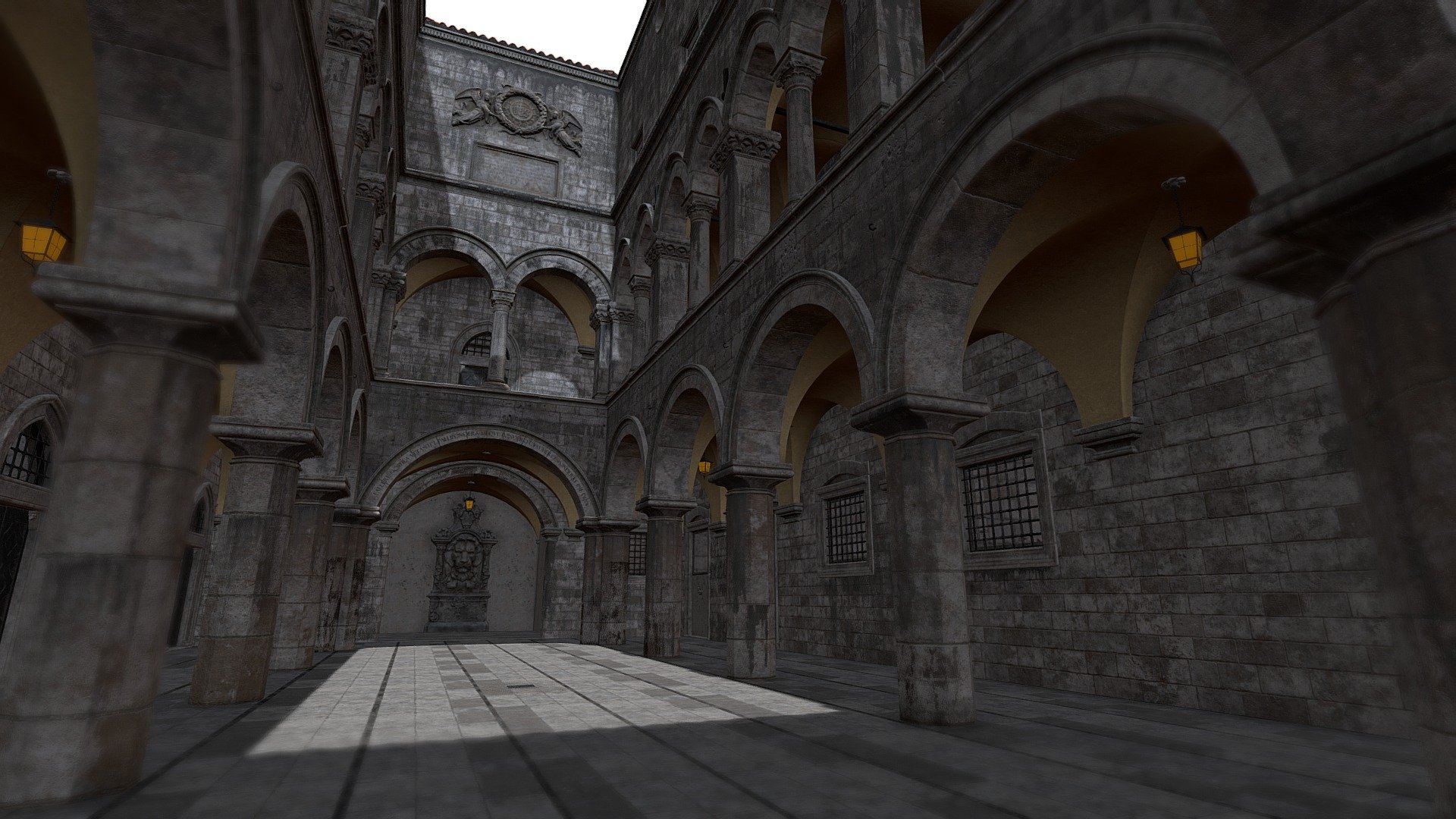 Sponza - Download Free 3D model by Studio Lab (@studiolab.dev) [0cbee5e ...