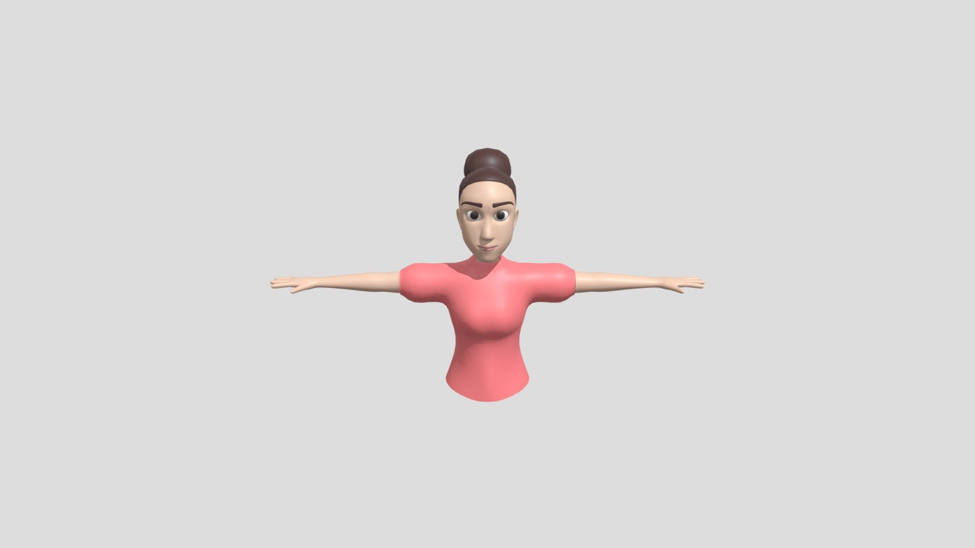 Half Body Character 3D Modeling - Download Free 3D model by charolin ...