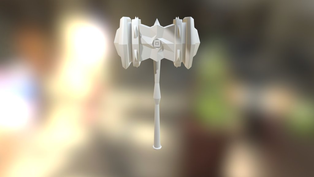 Hammer Low Poly - 3D model by CharlyBlues [0cc1c34] - Sketchfab