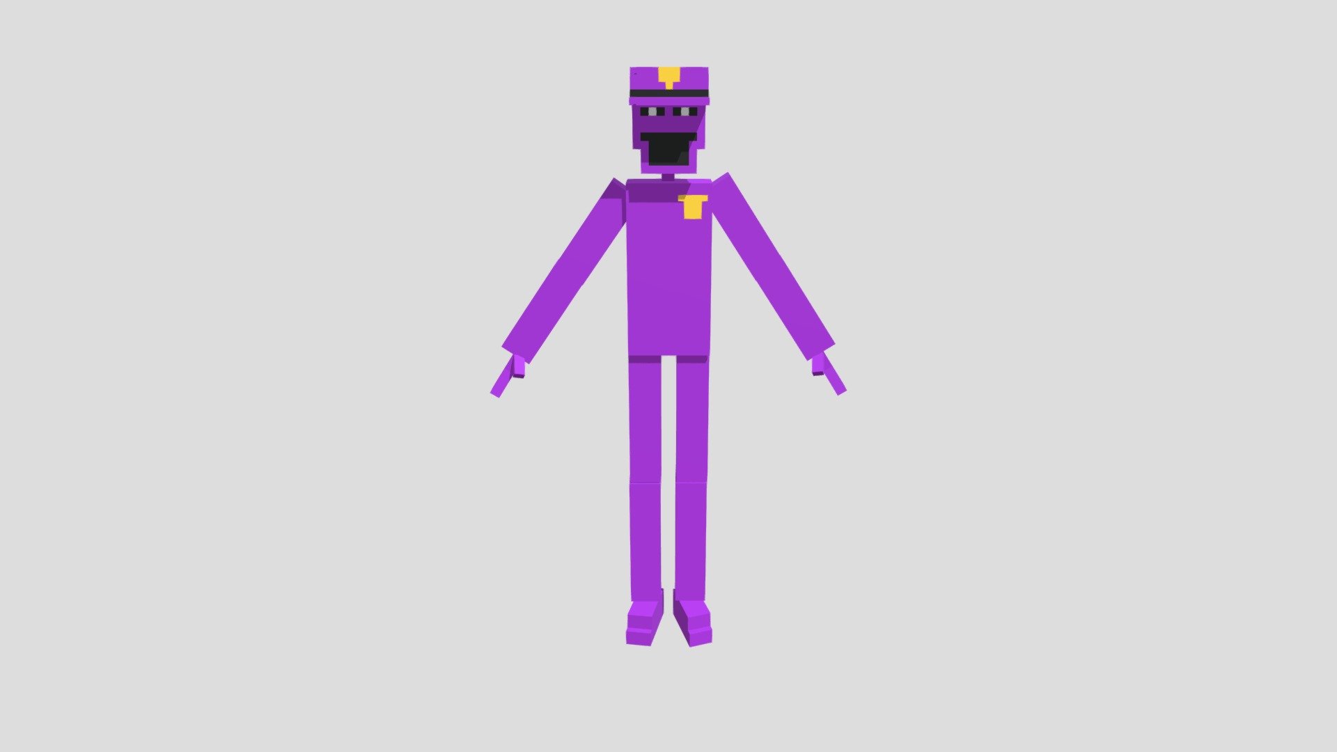 Purpleguy (FNAF 2 3) - Download Free 3D model by Scorpion4241 [0cc2f44] - Sketchfab
