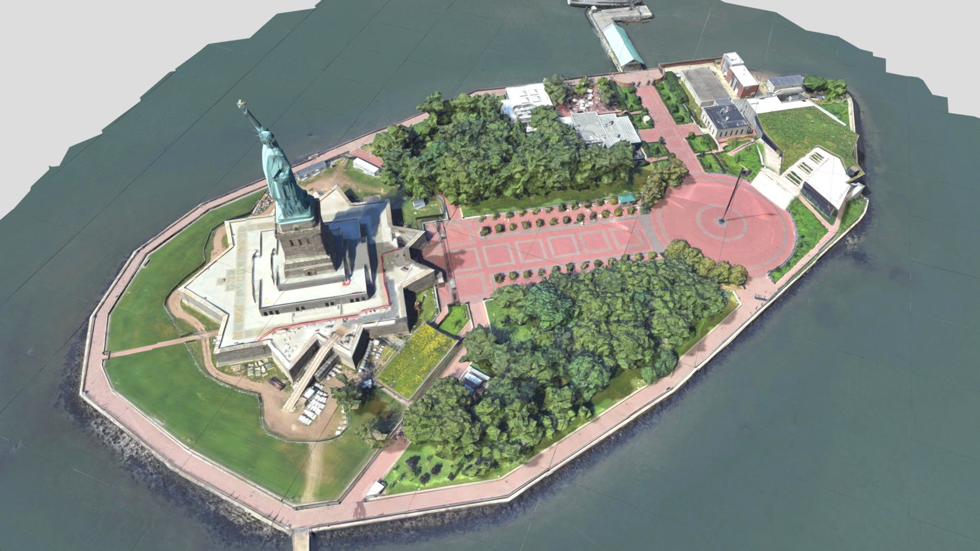 LIBERTY ISLAND - Download Free 3D model by PeeJaa [0cc4cb0] - Sketchfab