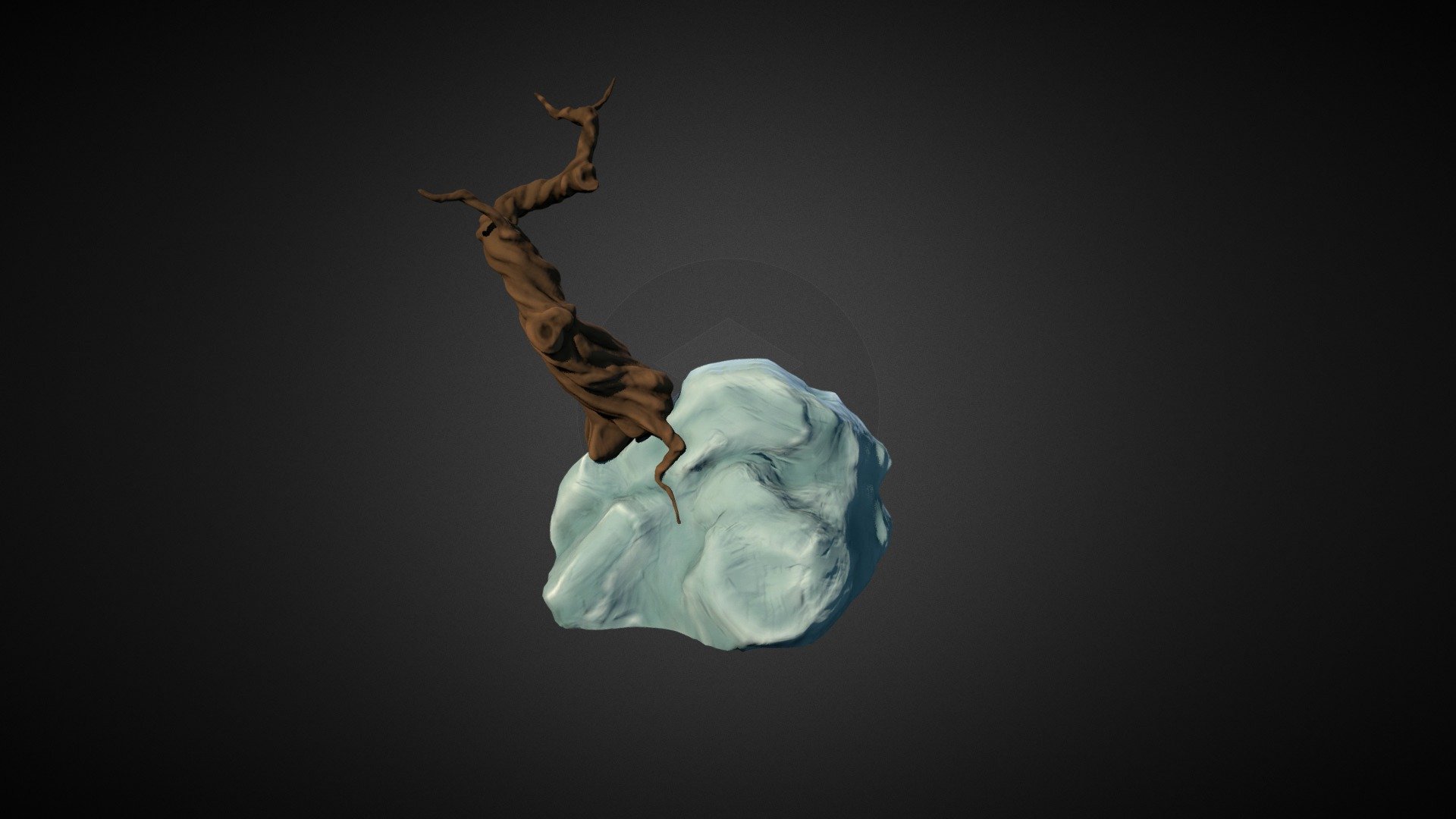 Tree Rock - 3D model by GaryHuiArt (@agnolas88hui) [0cc5d25] - Sketchfab