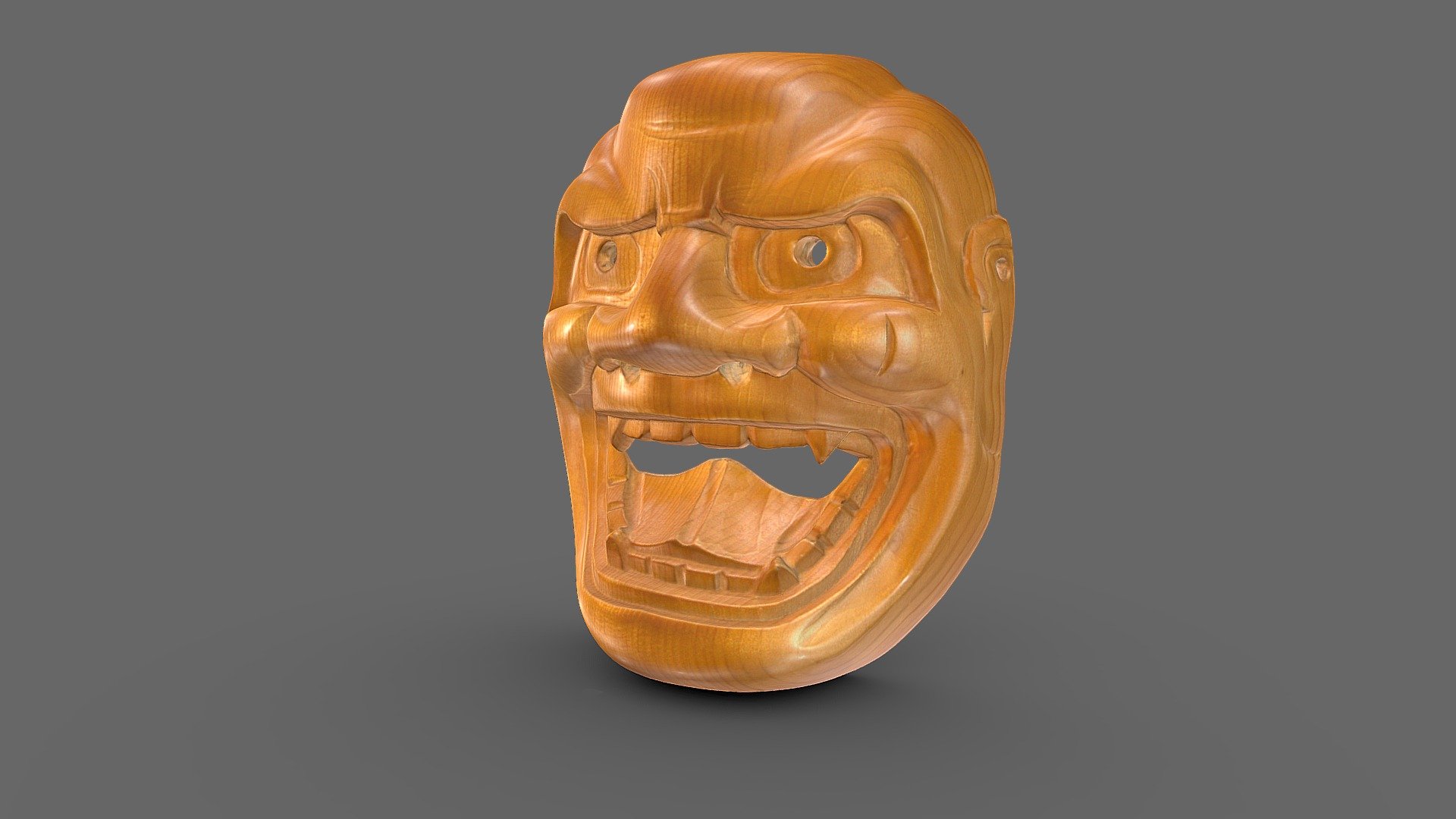 Japanese Mask - Download Free 3D model by Loudlab (@Loudlab3D) [0cc5df7 ...