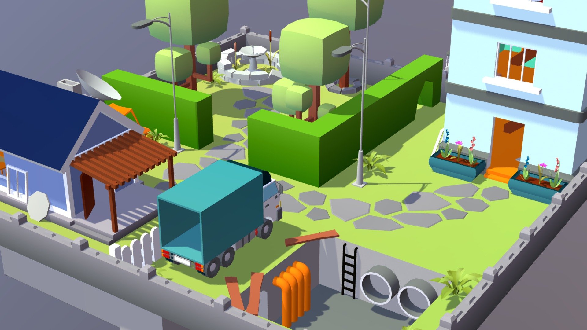 Low Poly Stage - Download Free 3D model by _Alexandr (@a_l_e_x_a_n_d_e ...