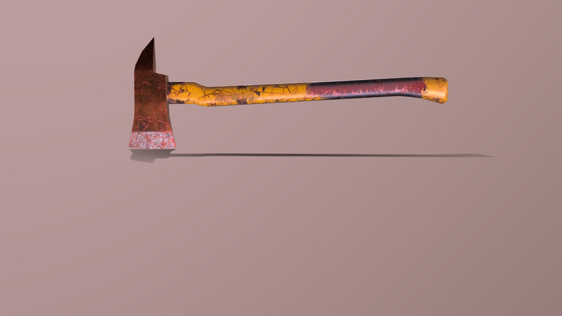 fractured axe - 3D model by Darthv4der [0cc70a1] - Sketchfab