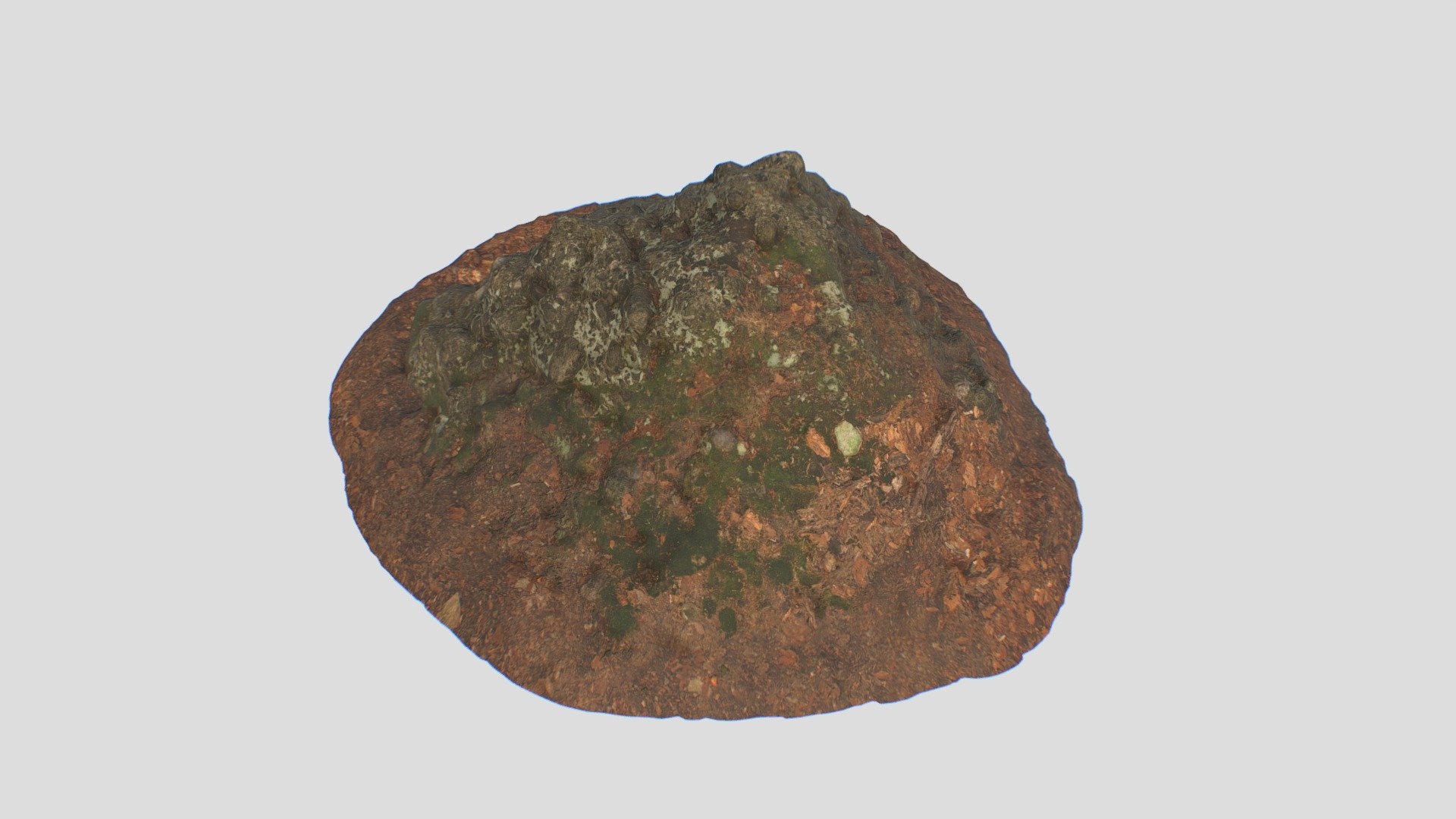 Mossy forest pock - Download Free 3D model by Creates 3D ...