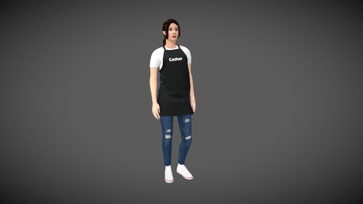 Cashier 3D models - Sketchfab