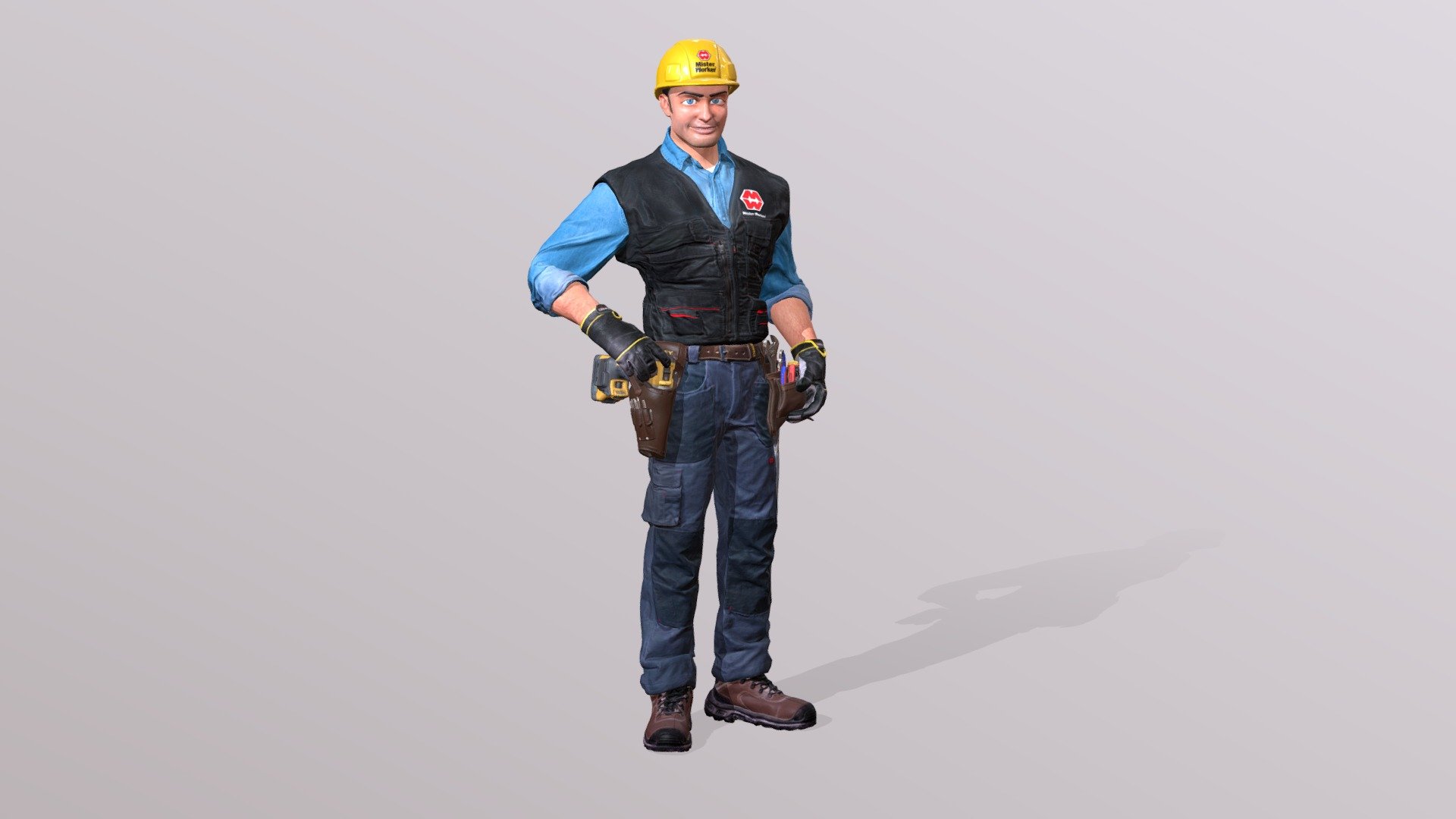 Mister Worker 2.0 - 3D model by mork74 [0ccbbc8] - Sketchfab