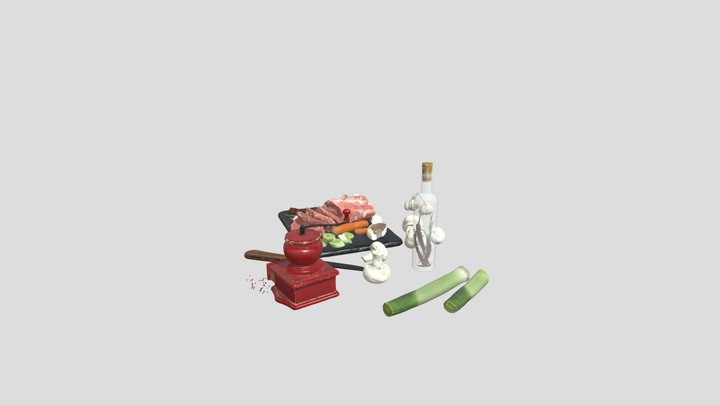 Leek 3D models - Sketchfab