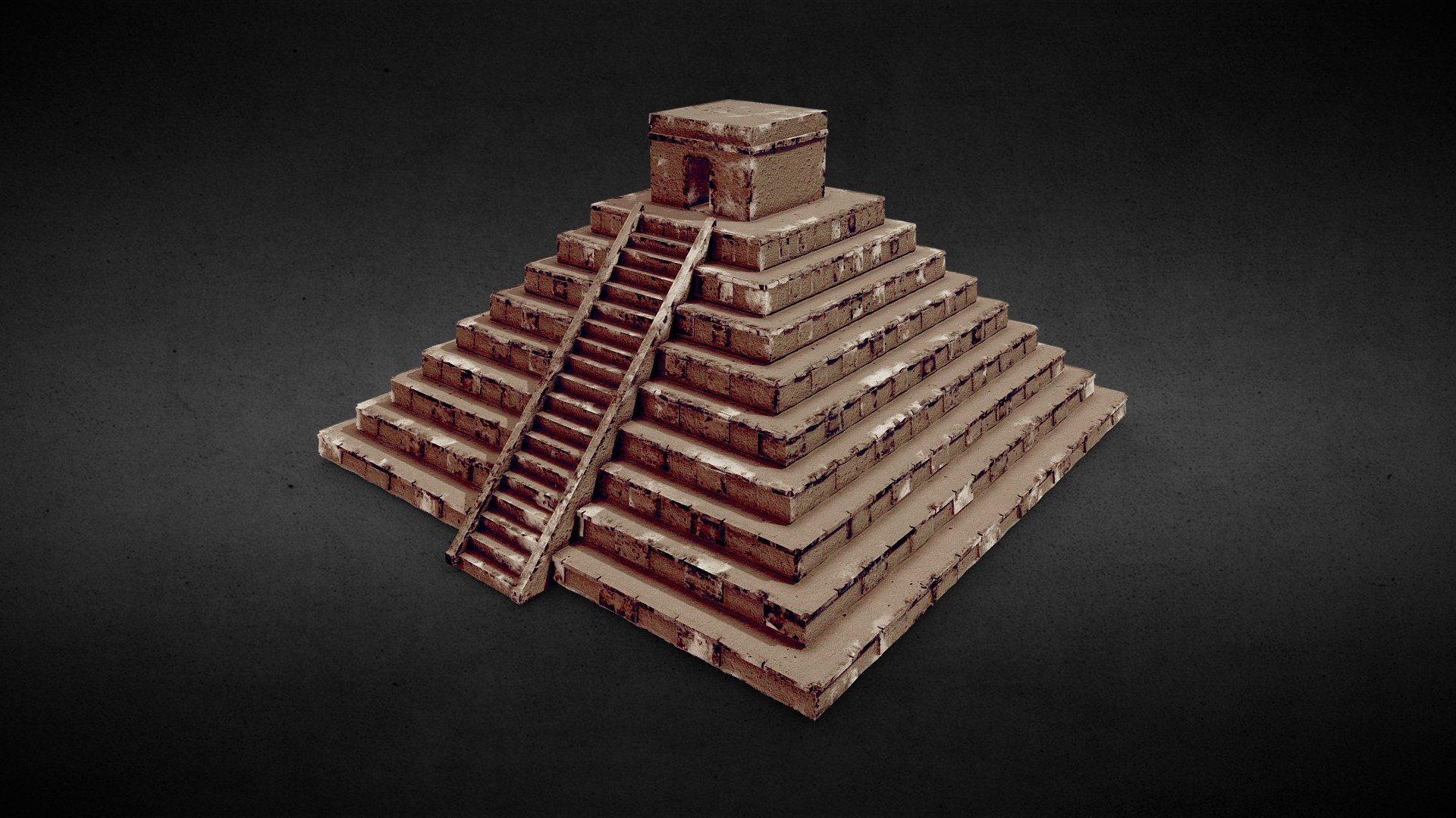 Aztec pyramid - 3D model by maali [0cd0d24] - Sketchfab