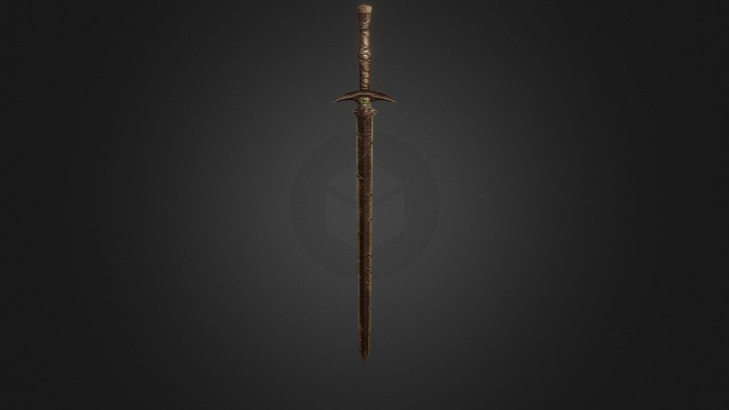 2hands Sword - 3D model by disartix01 [0cd20d2] - Sketchfab