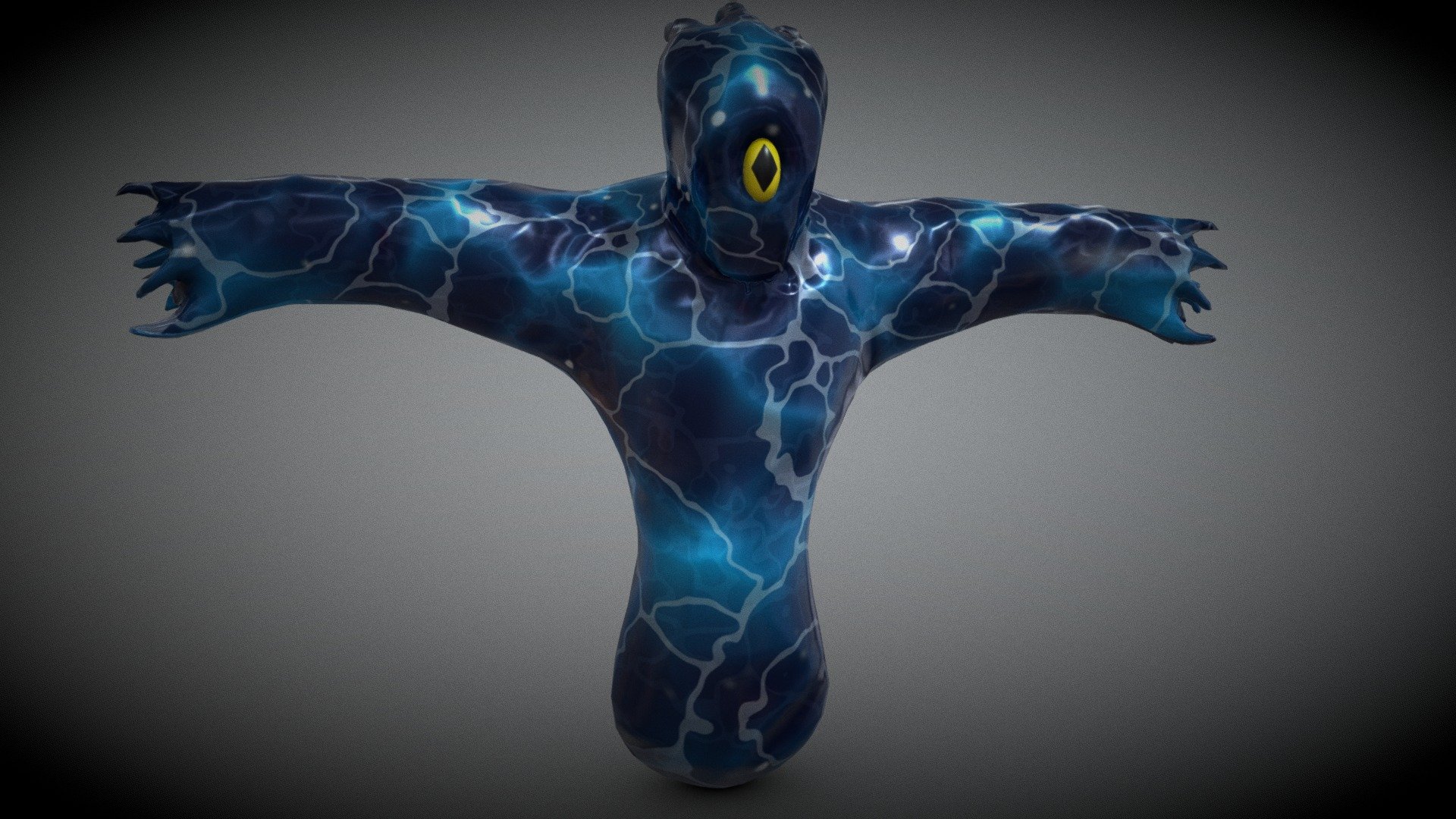 Water Monster Enemy - Textured - Download Free 3D model by hamraj15 ...