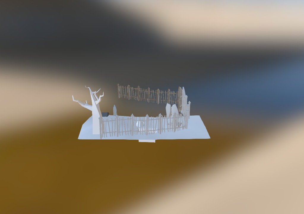 Cemetary Model - 3D model by Rebecca Galloway (@rjgalloway) [0cd30ee ...