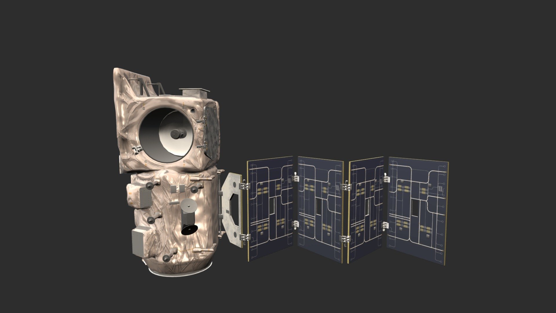 ICE Sat-2 Digistar - 3D model by Mirage3D Studios (@Mirage3D_BV ...
