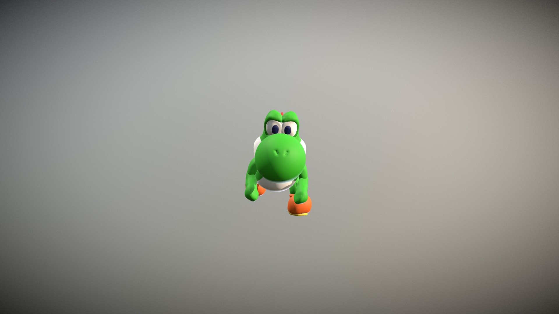 Yoshi Run Cycle - 3D model by FinnSpin (@Finn_Spin) [0cd4109] - Sketchfab