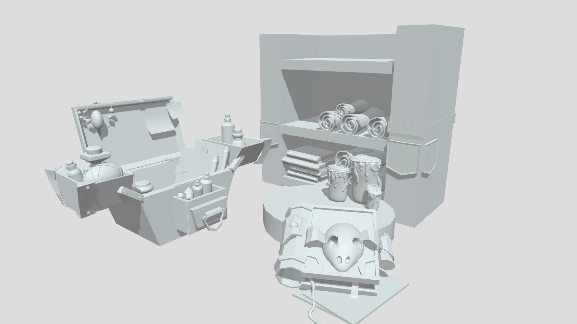 WitchBox - 3D model by n.ramic [0cd4ac9] - Sketchfab