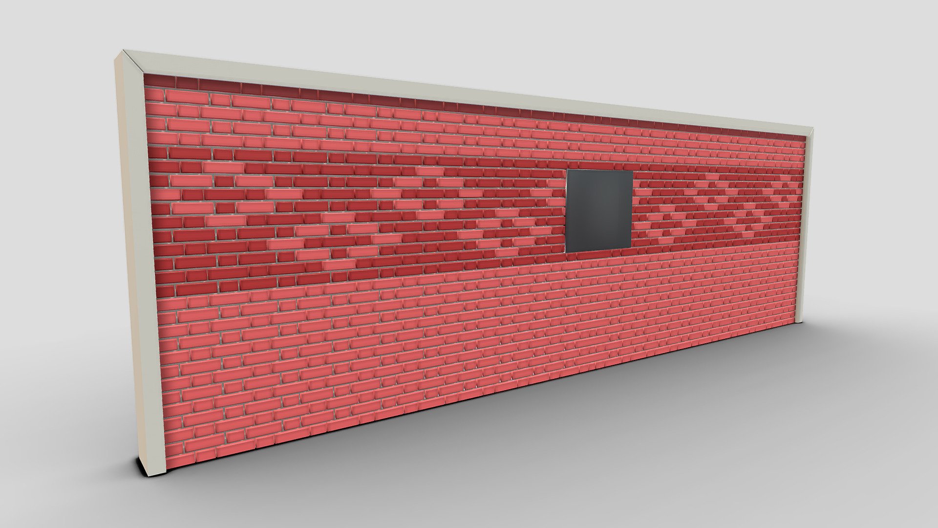 Brick Wall Version 2 - Buy Royalty Free 3D model by VIS-All-3D (@VIS ...