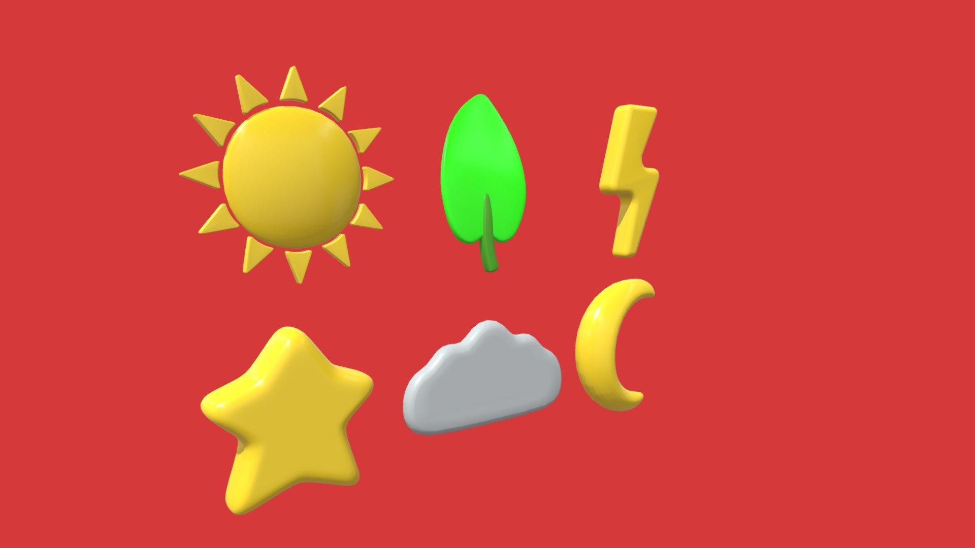 Icons - Buy Royalty Free 3D model by Nikolay (@NikolayOvsyannikov ...