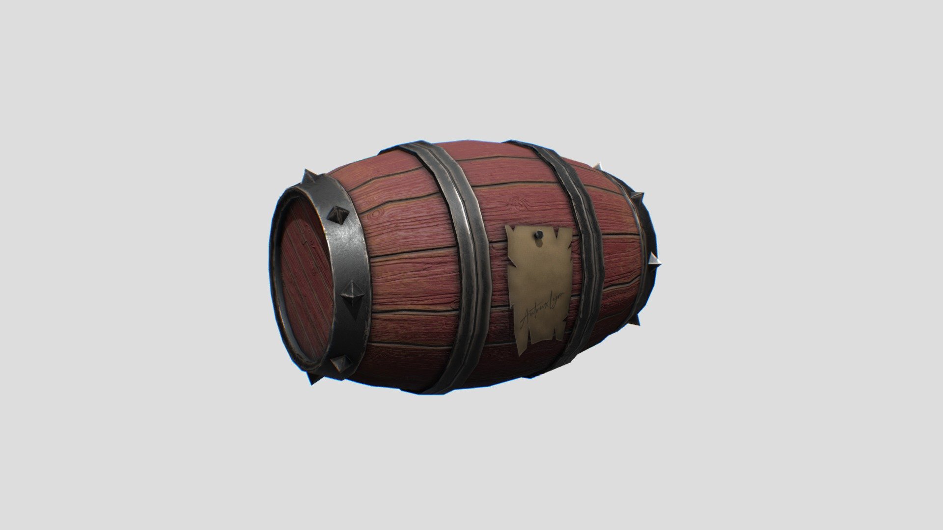 Explosive Barrel - 3D model by AntruxLyon [0cdcd51] - Sketchfab