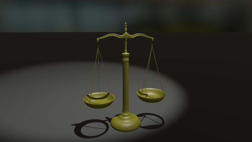 Scales of Justice WIP - 3D model by ETStudios [0cdd3e9] - Sketchfab