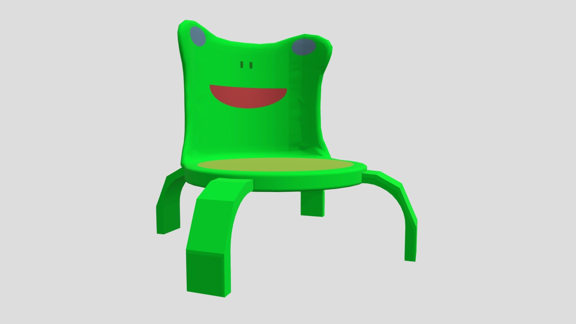 The Froggy Chair - 3D model by Mr.Dan42 [0cdeeff] - Sketchfab